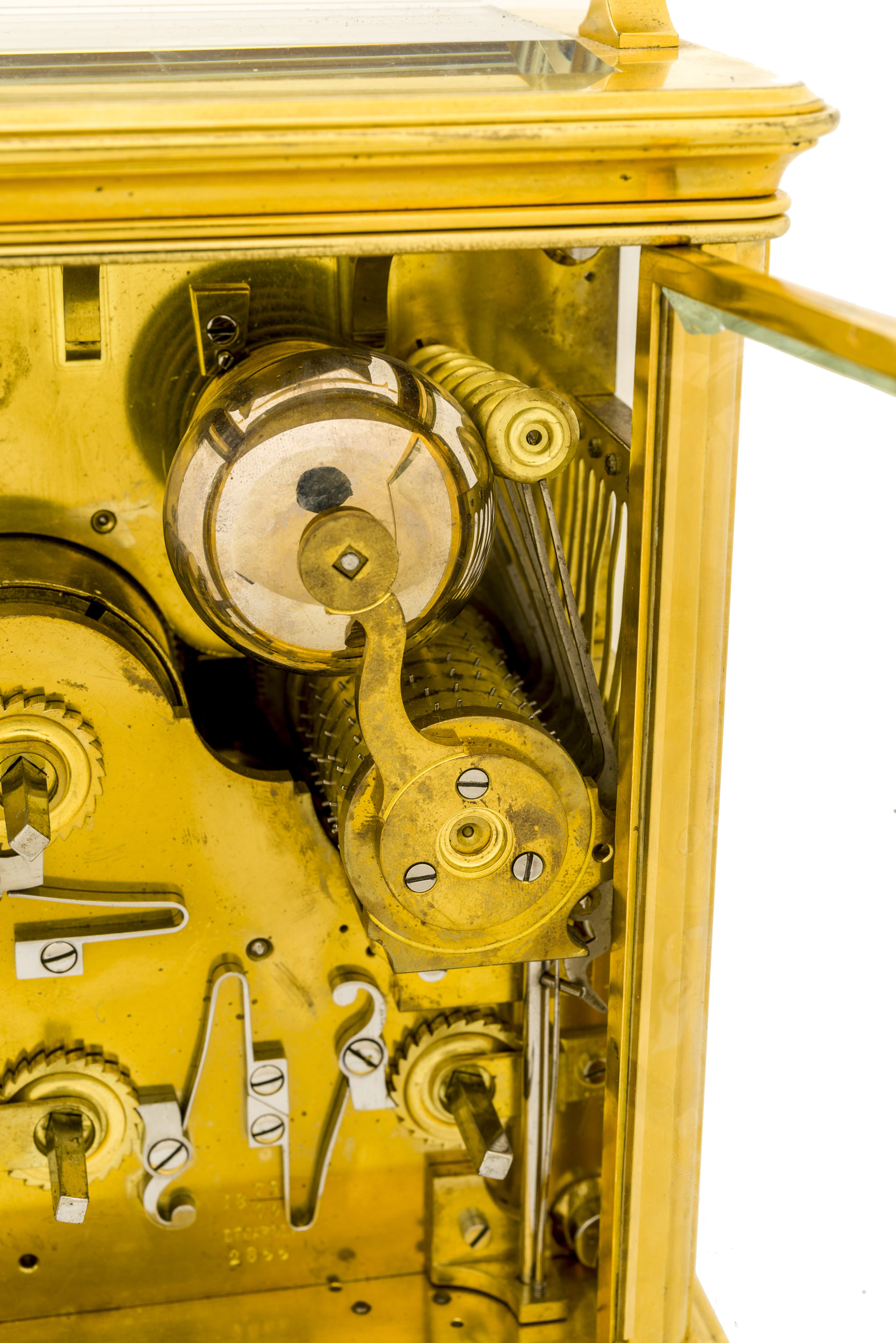 DEJARDIN, SKELETON DIAL, MUSICAL CARRIAGE CLOCK A fine, large and heavy ...