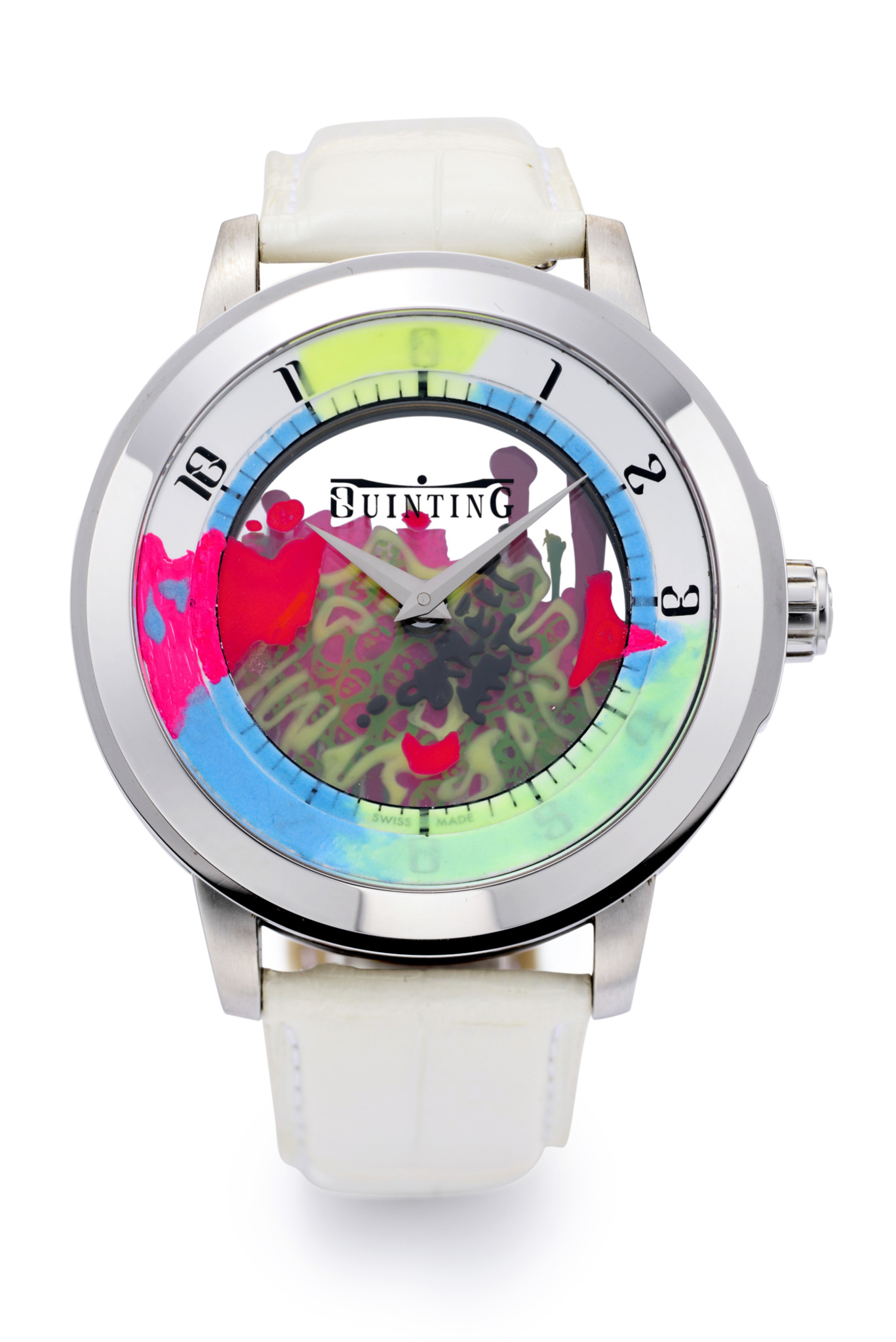 QUINTING "SEE-THROUGH WATCH", PIECE UNIQUE; STREET ART COLLECTION ...