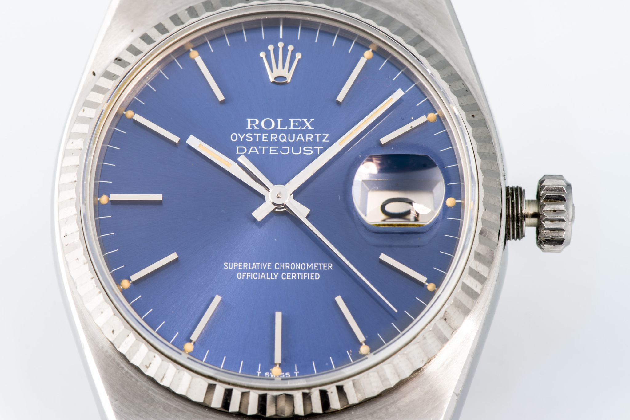 ROLEX, REF. 17014, OYSTERQUARTZ DATEJUST, STEEL | Important Modern ...
