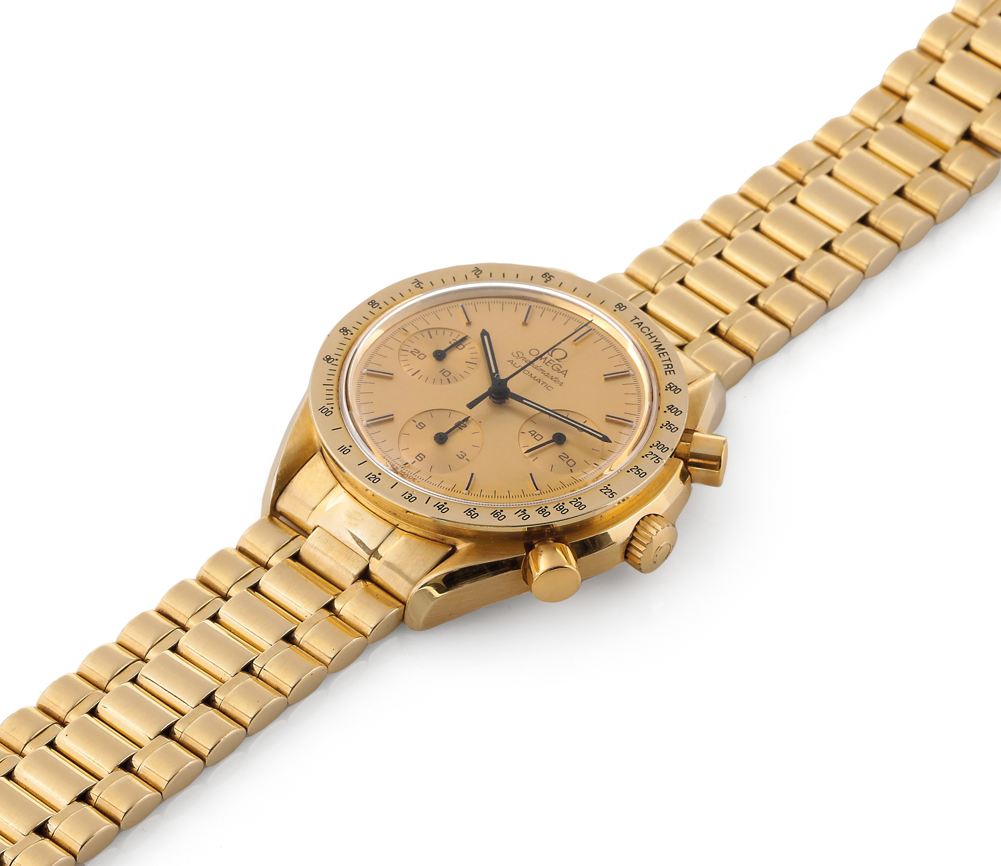 Omega Speedmaster Reduced yellow gold | Important Modern & Vintage ...