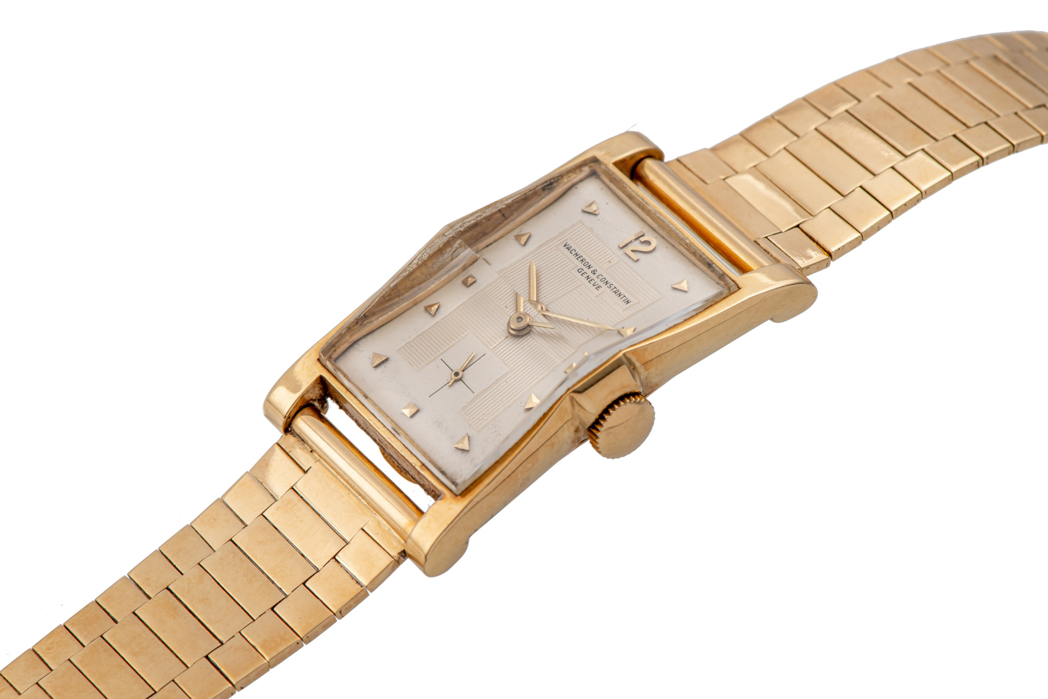 Vacheron Constantin Guilloch Dial 18K Yellow Gold Only Online Auction Geneva April 7th 2021