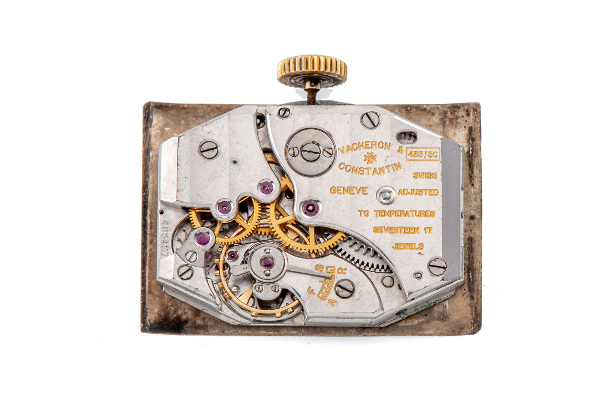 Vacheron Constantin Guilloch Dial 18K Yellow Gold Only Online Auction Geneva April 7th 2021
