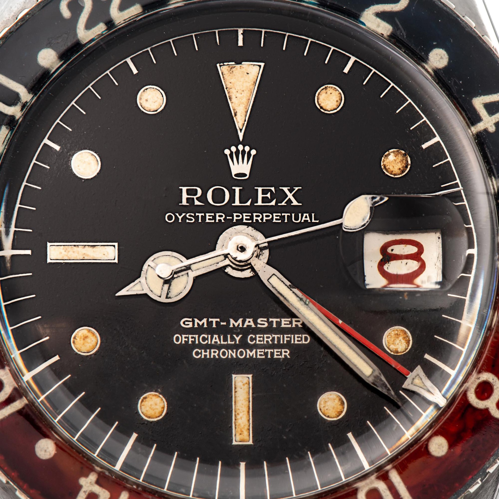 ROLEX, REF. 6542, GMT MASTER GILT DIAL, BAKELITE BEZEL | Important ...