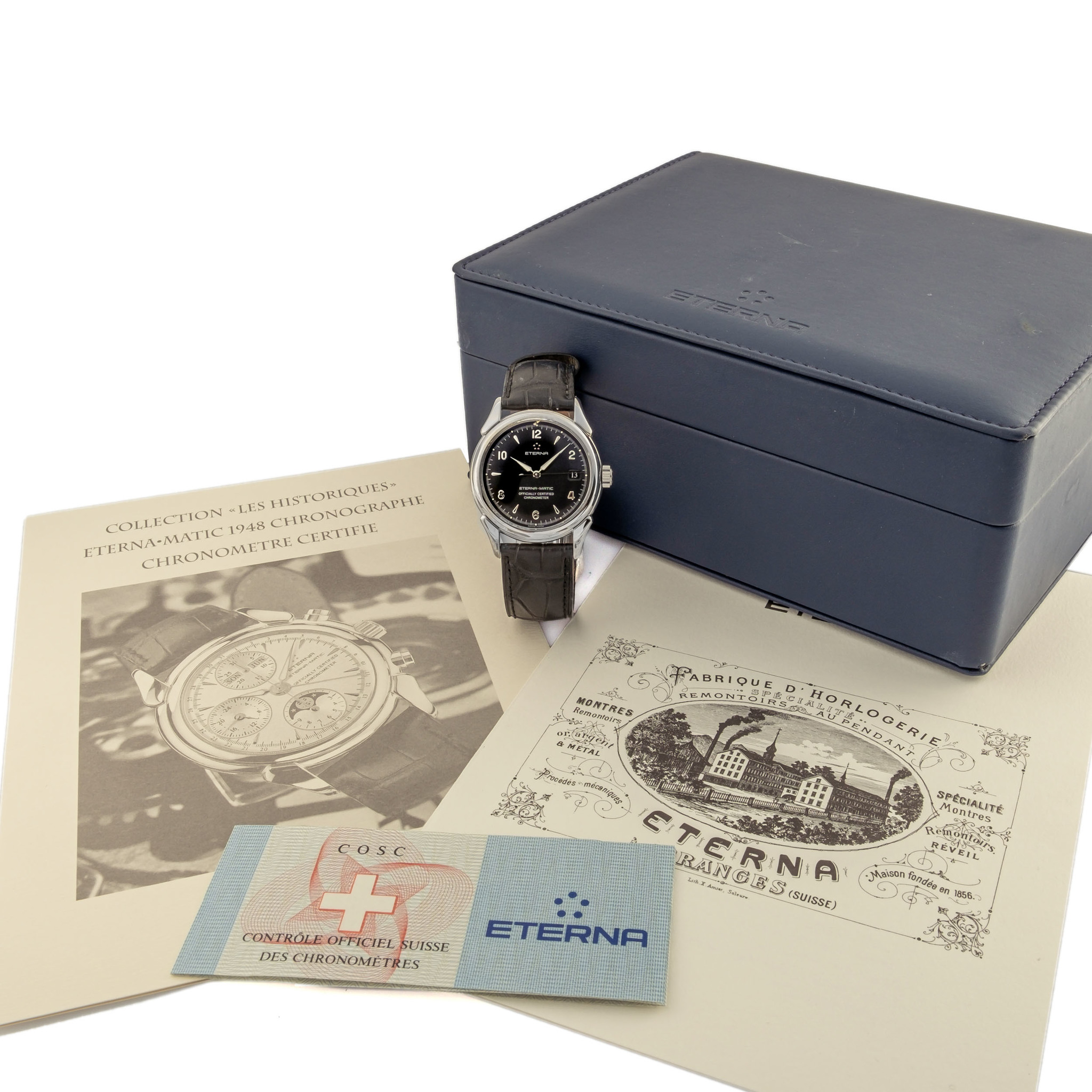 Eterna Watch Co. Ref. 8423.41, self-winding, centre-seconds, date ...