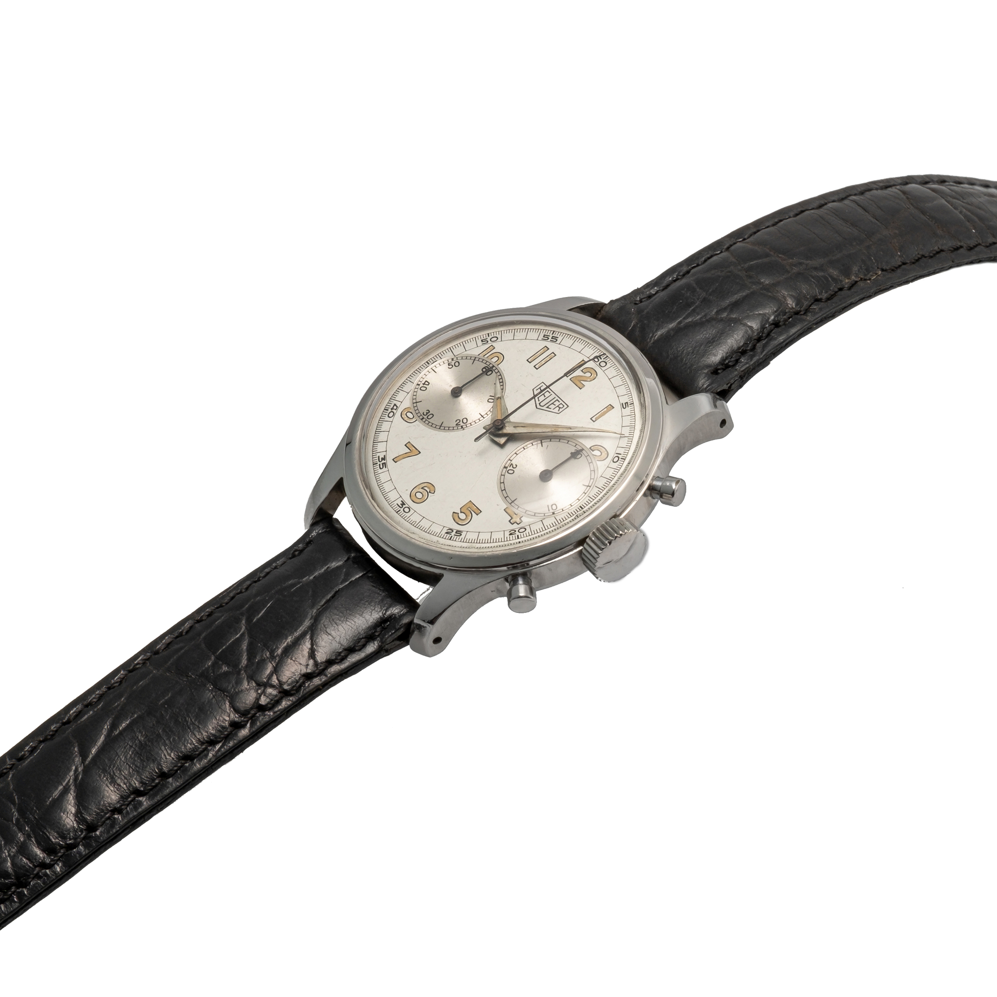 HEUER, VALJOUX 23, CHRONOGRAPH STEEL | Only Online Auction | Geneva ...