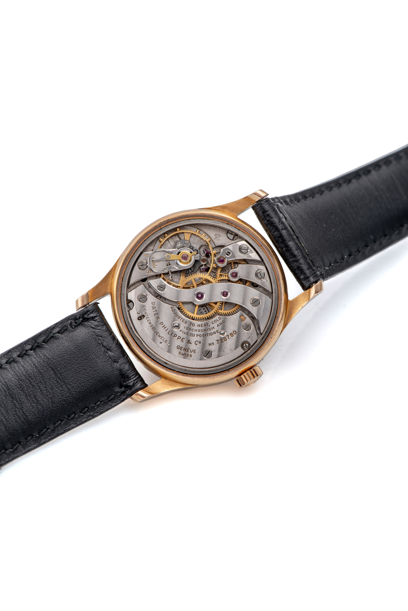 Patek Philippe Ref. 2545, water-resistant, silver dial; “Calatrava” so ...