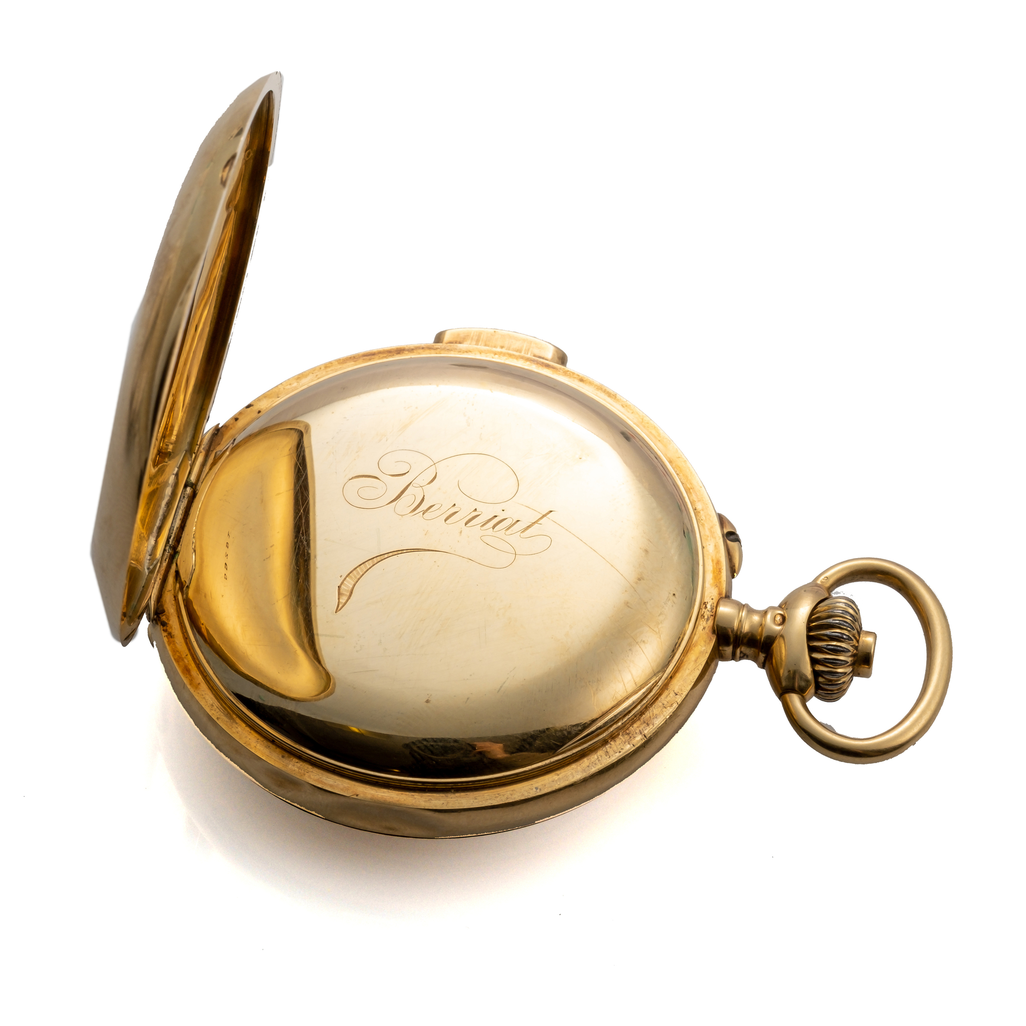 Charles Barbezat-Baillot Pocket watch, quarter-repeater, chronograph ...