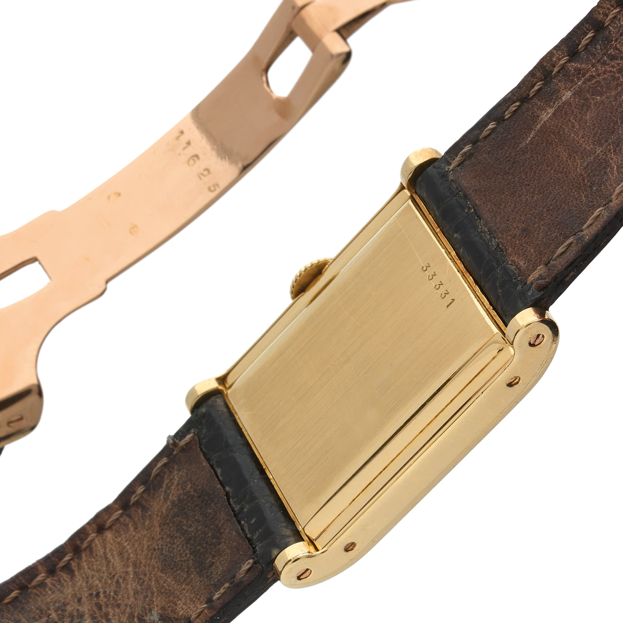 Cartier. Signed Jaeger Lecoultre, Tank, Yellow gold | Important Modern ...