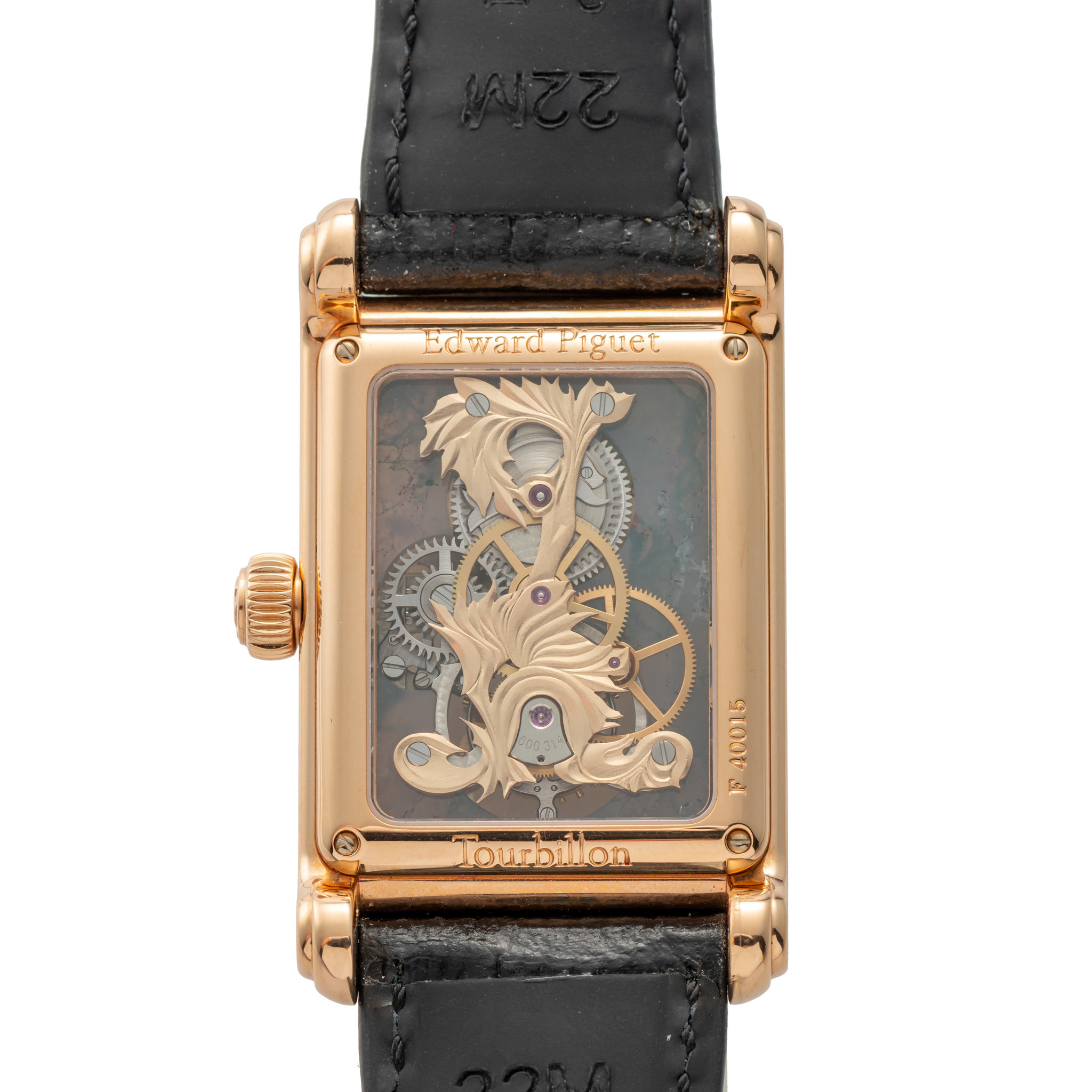 AUDEMARS PIGUET, EDWARD PIGUET, TOURBILLON, RUTILATED QUARTZ MOSS AGATE ...