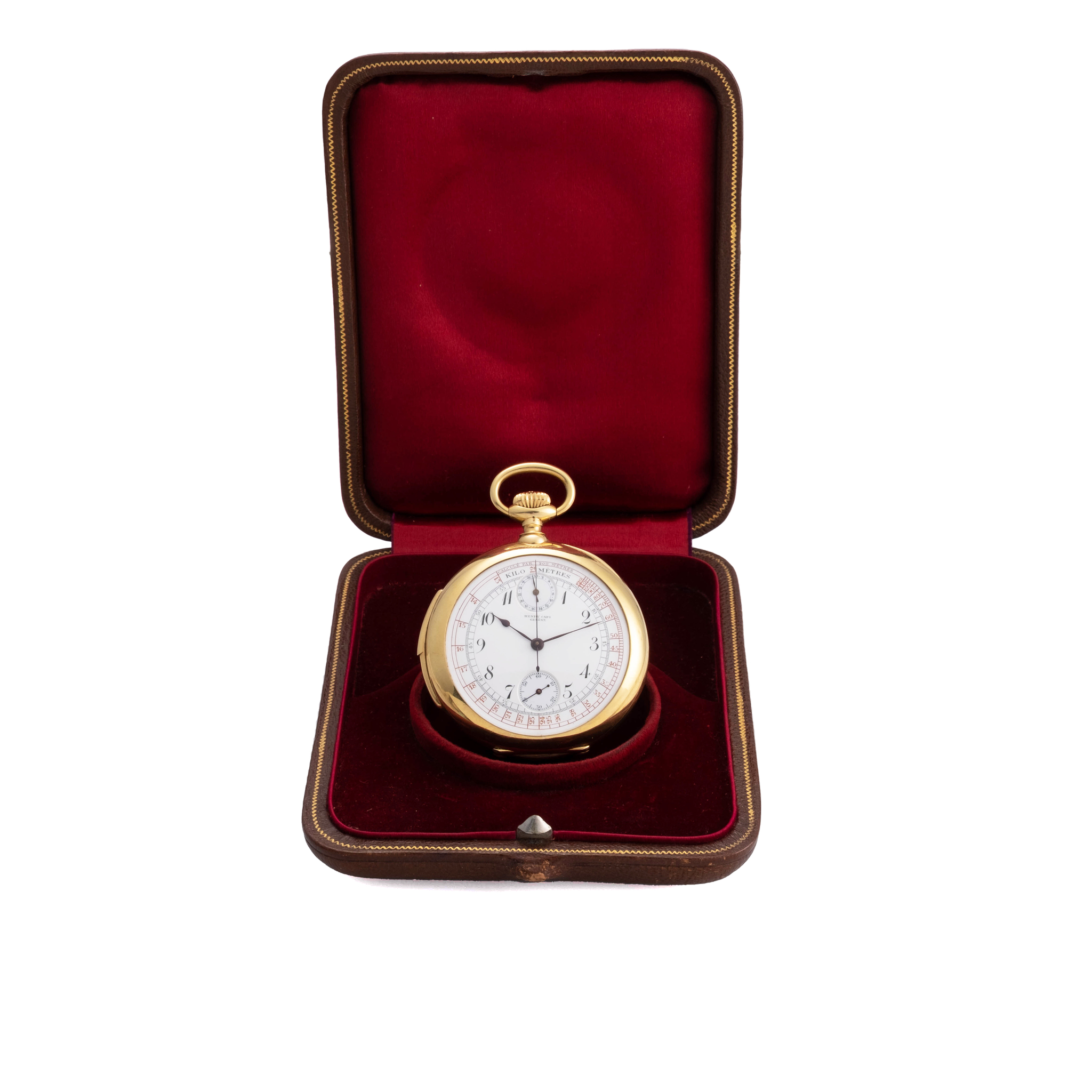 Henry Capt Pocket watch, minute-repeater, chronograph, minute counter ...