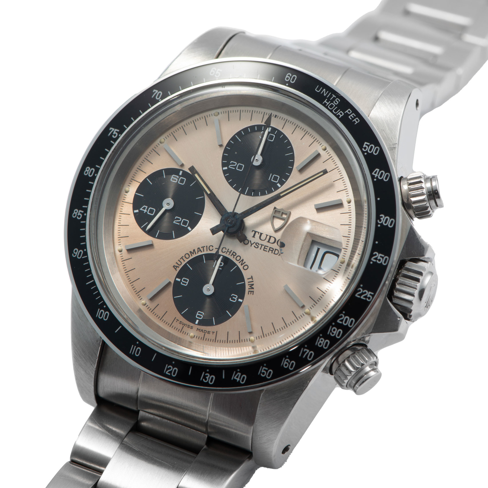 TUDOR REF. 79160, BIG-BLOCK, SILVER DIAL, CHRONOGRAPH, STAINLESS STEEL ...