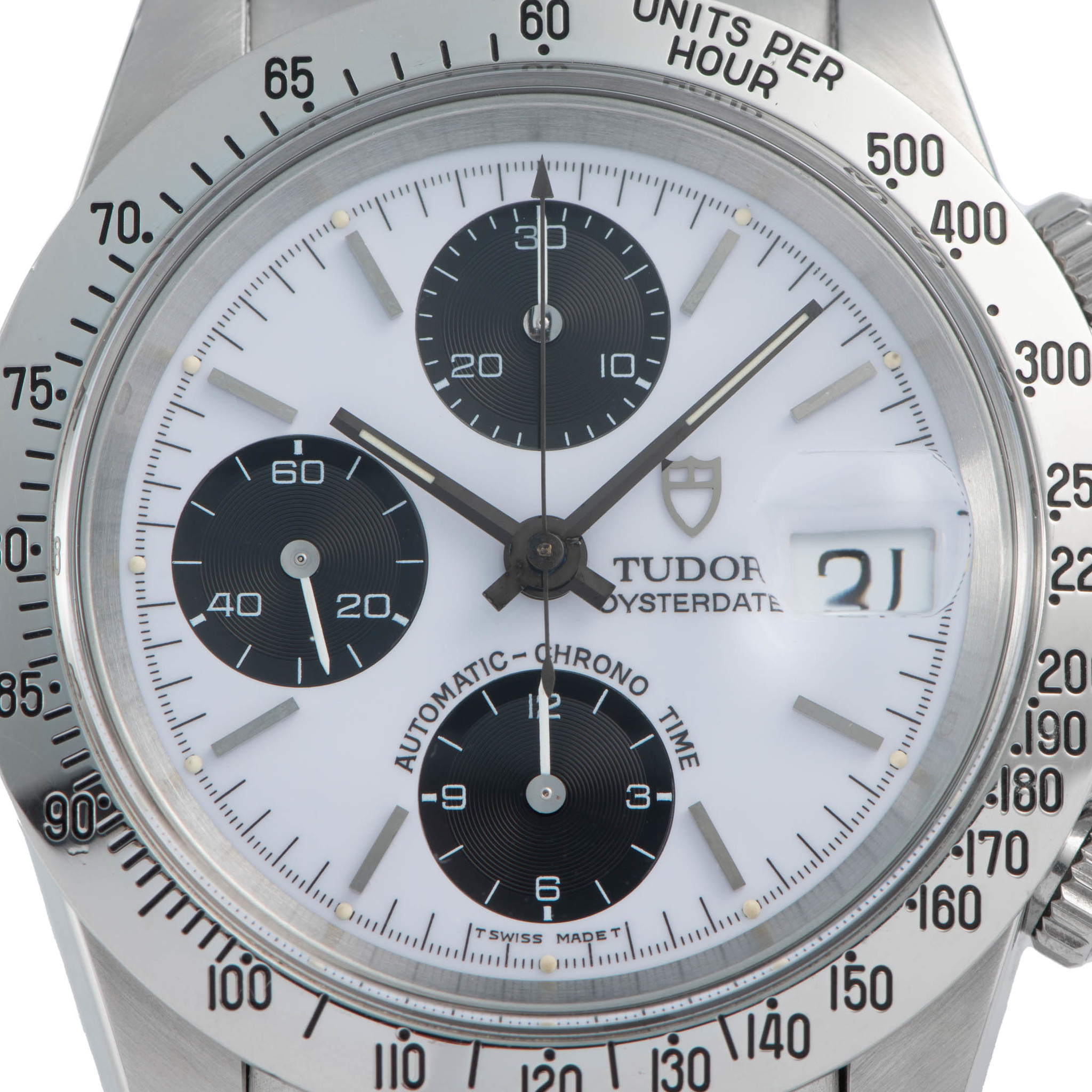 TUDOR REF. 79180, BIG- BLOCK, LIKE NEW CONDITIONS, CASEBACK ORIGINAL ...