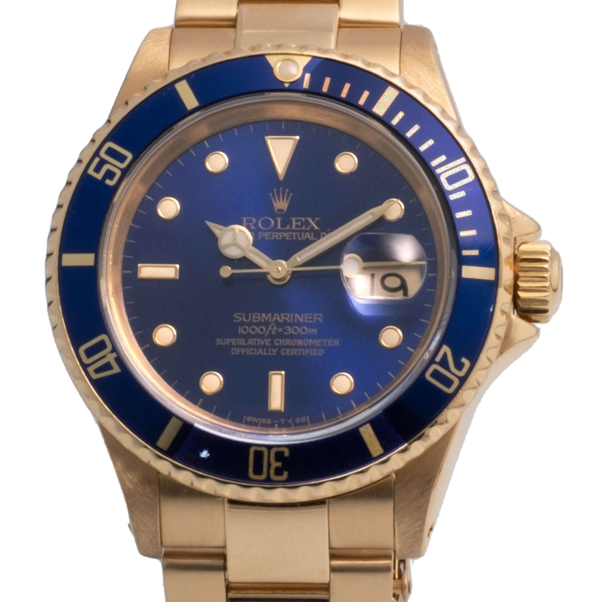 ROLEX REF. 16618 SUBMARINER YELLOW GOLD | Important Modern & Vintage ...