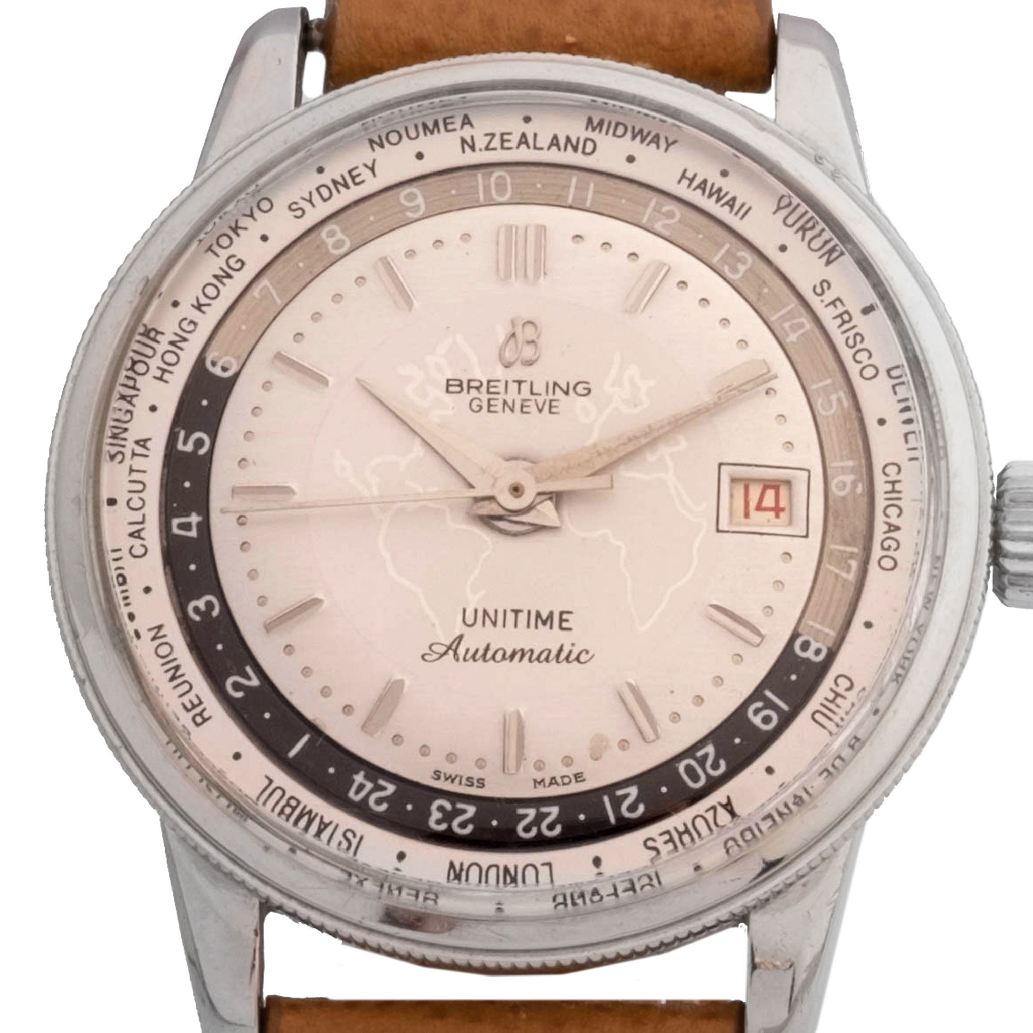 BREITLING REF 1260 UNITIME STAINLESS STEEL | Important Modern & Vintage ...