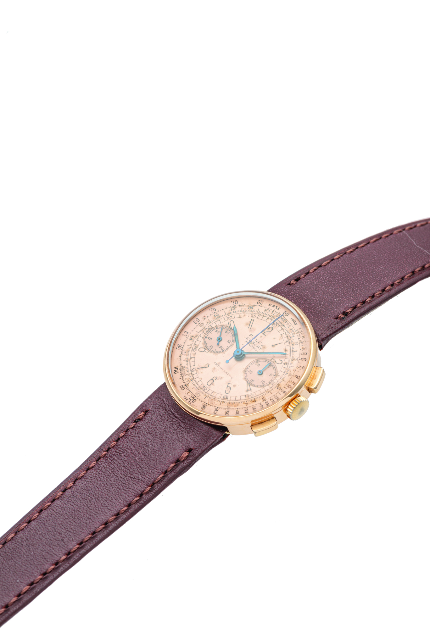 Rolex for Ronchi Ref. 3233, chronograph, minute counter, “Pink Salmon ...