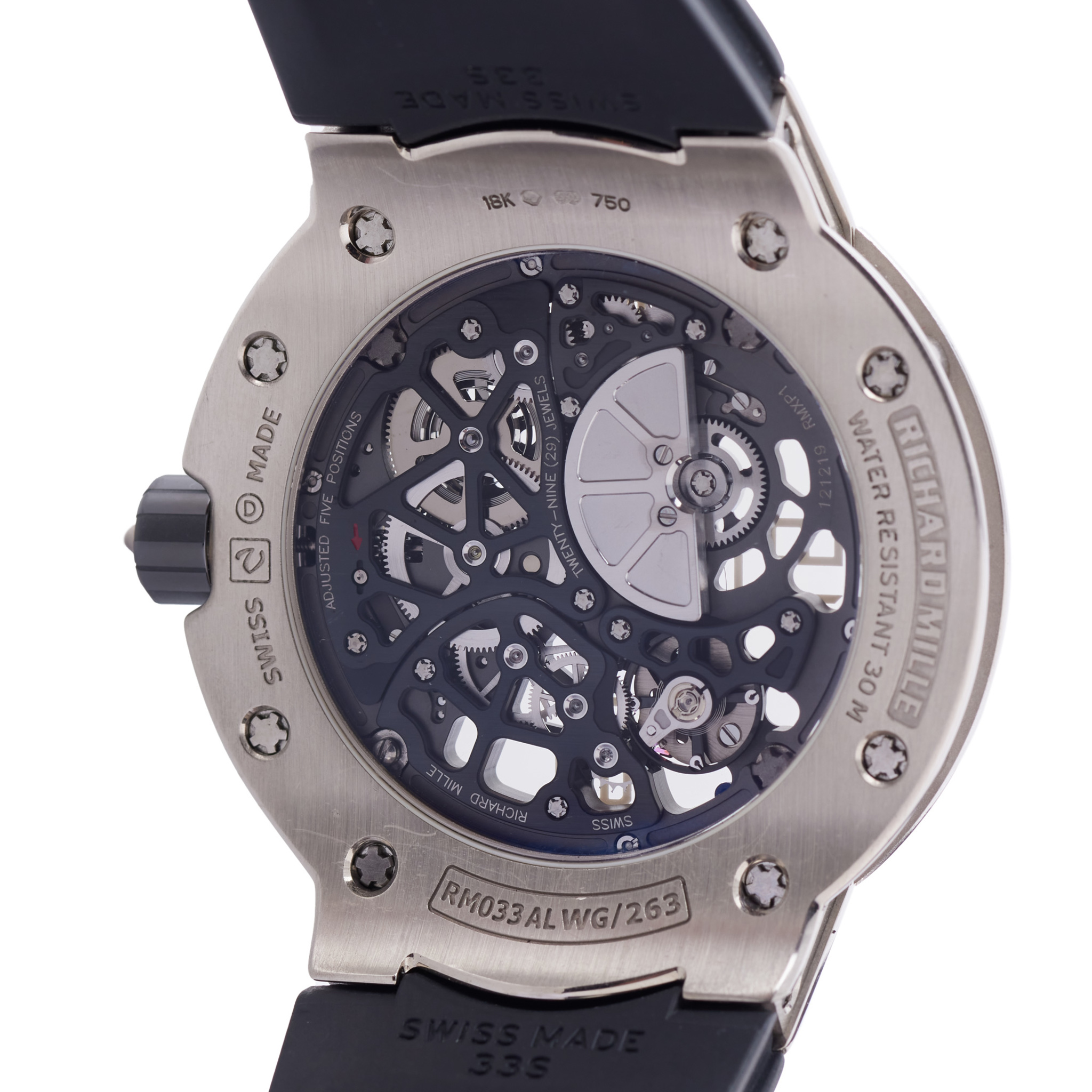 RICHARD MILLE REF. RM033 AL WG, AUTOMATIC WINDING EXTRAFLAT,18K WHITE GOLD | | Hong Kong ...