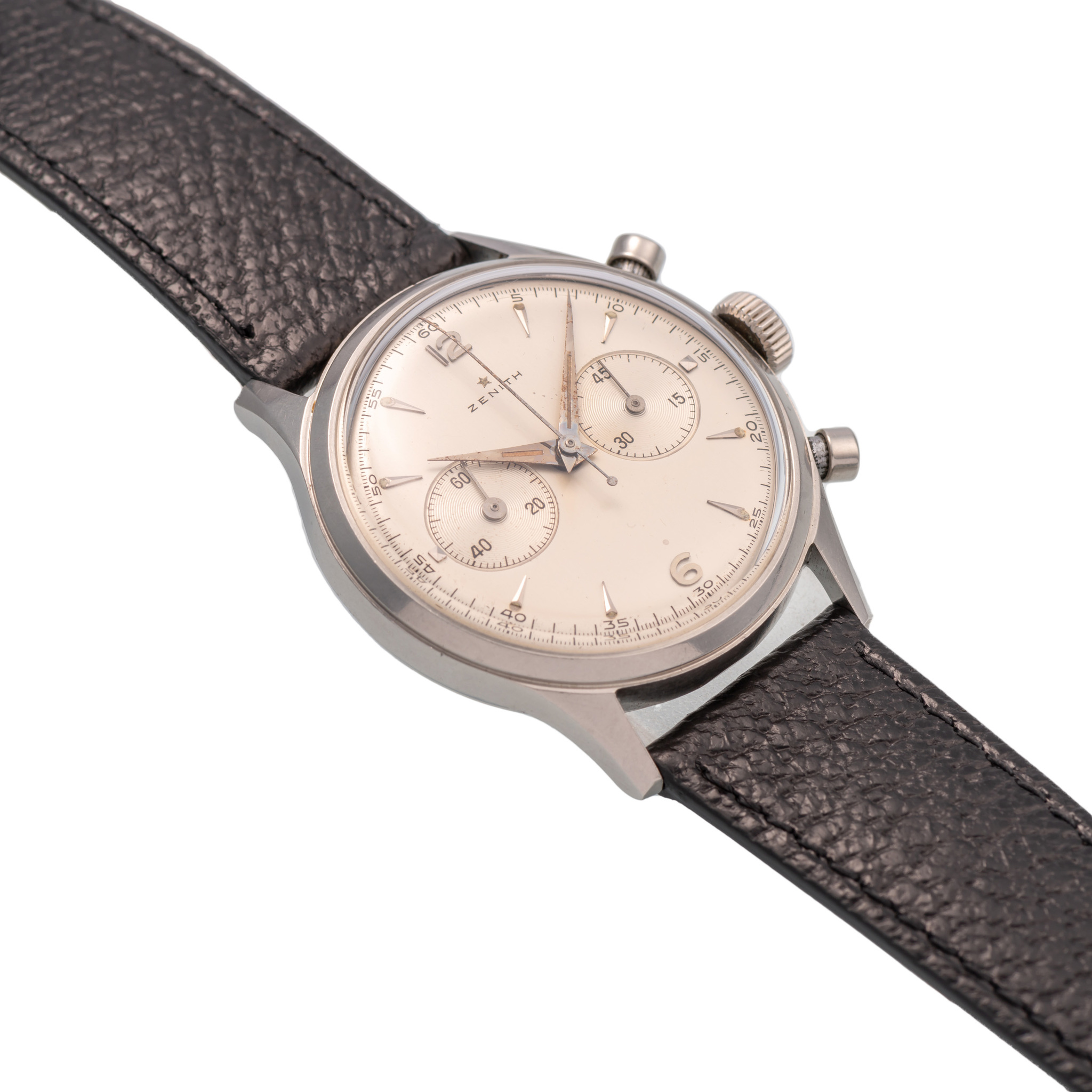 ZENITH CHRONOGRAPH, MINUTE COUNTER, SILVER DIAL, CALIBRE ZENITH 143-6 ...