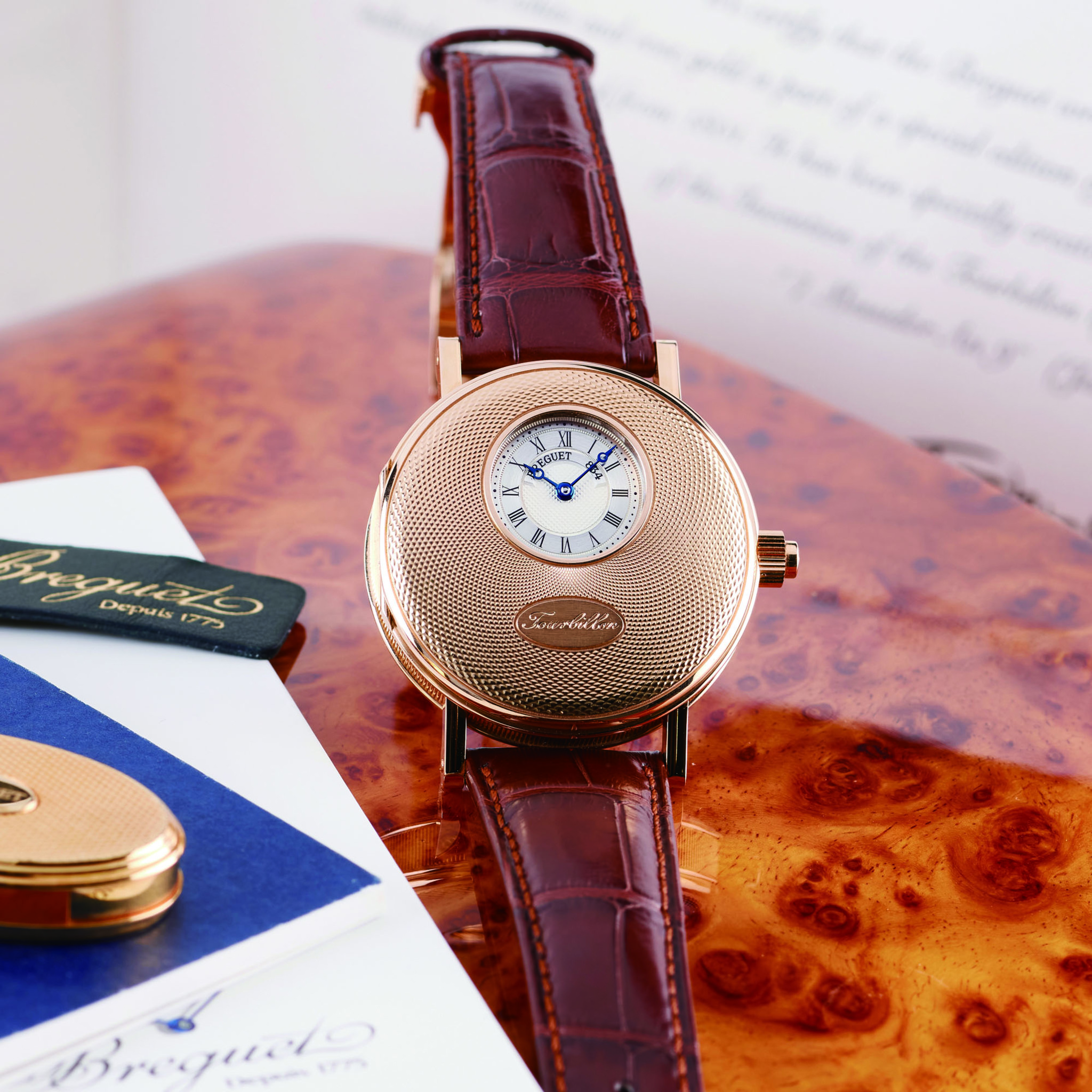 BREGUET REF. 1801BR/12/2W6, CLASSIQUE TOURBILLON, 18K PINK GOLD ...