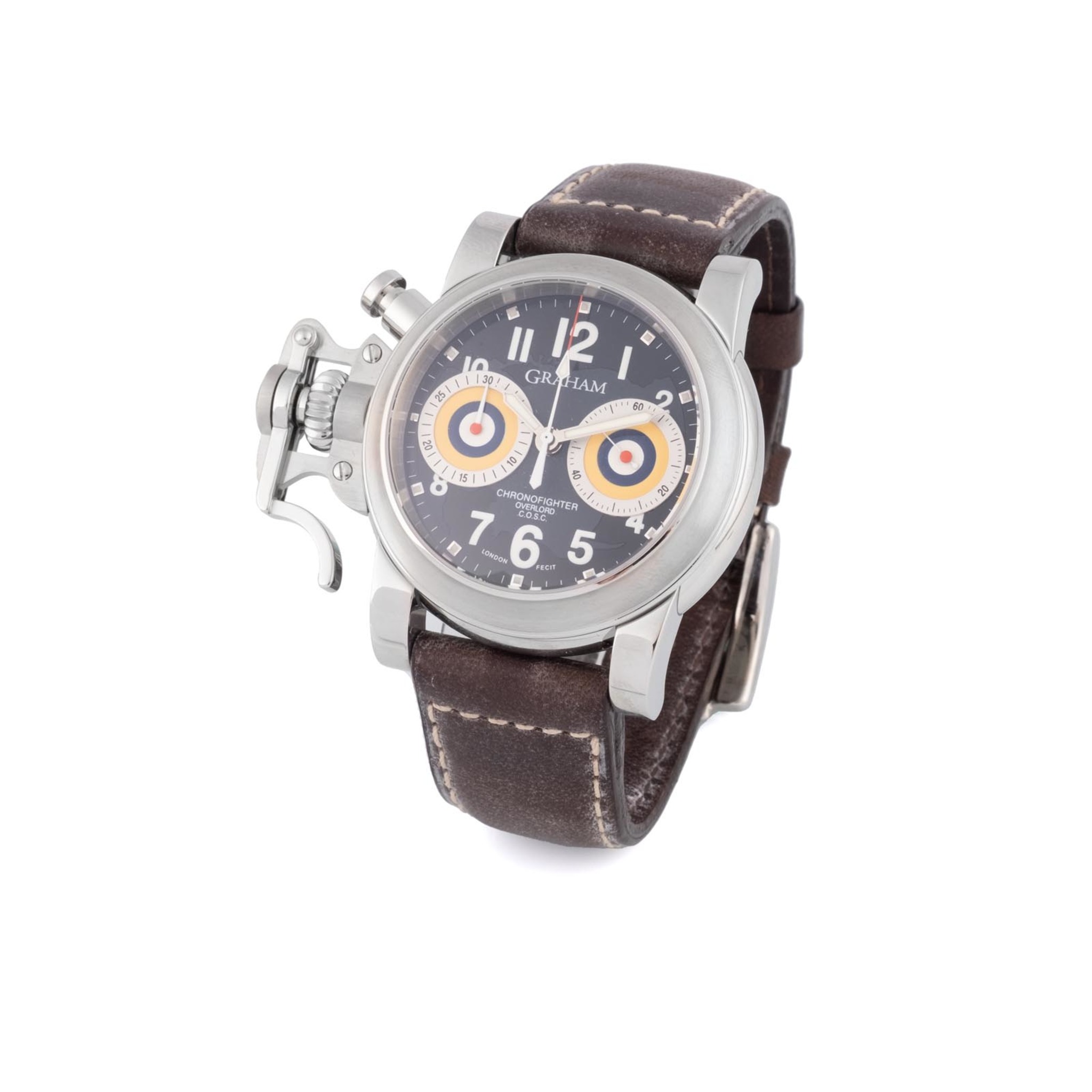 GRAHAM, CHRONOFIGHTER OVERLORD, No. 50/250, STEEL | Only Online Auction ...