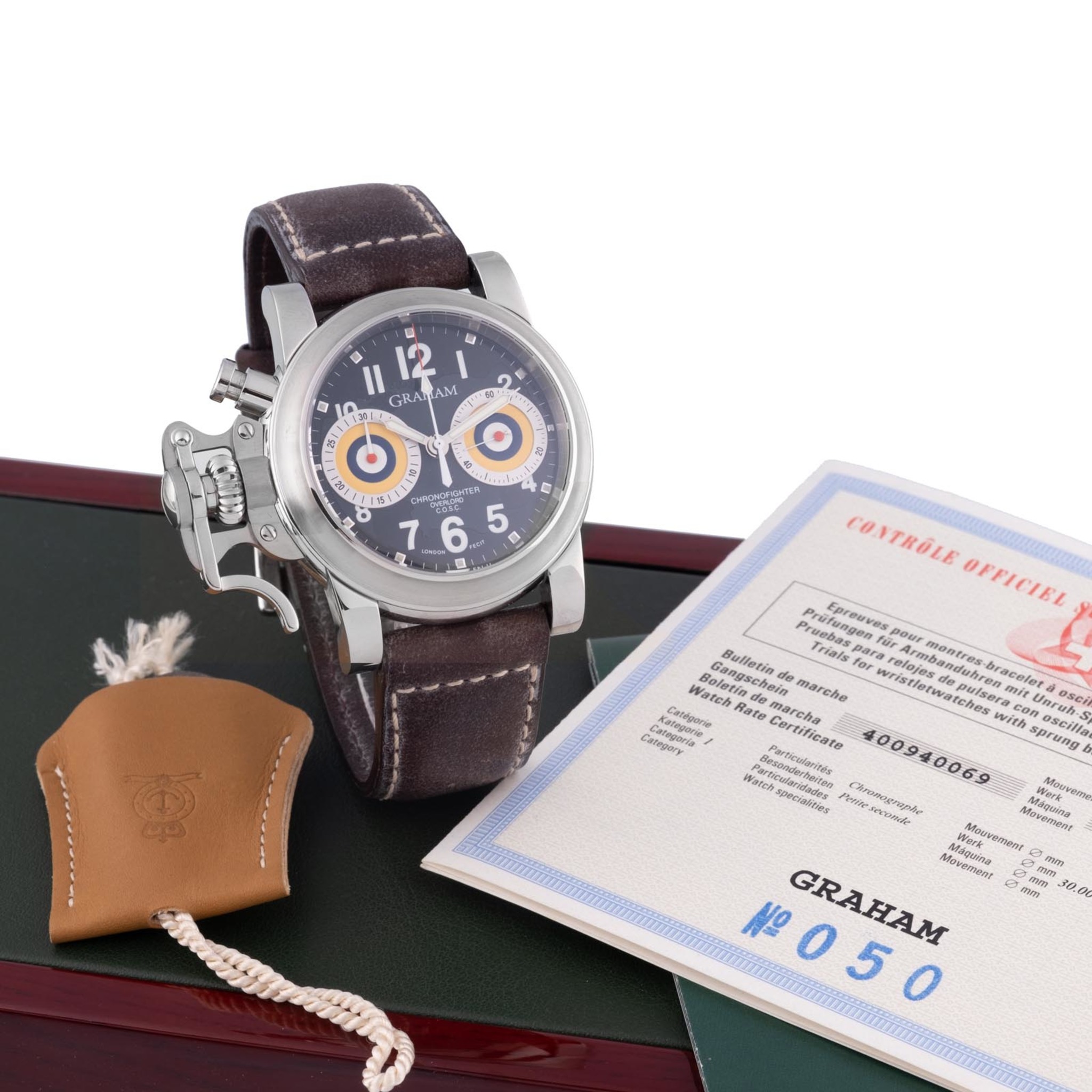 GRAHAM, CHRONOFIGHTER OVERLORD, No. 50/250, STEEL | Only Online Auction ...