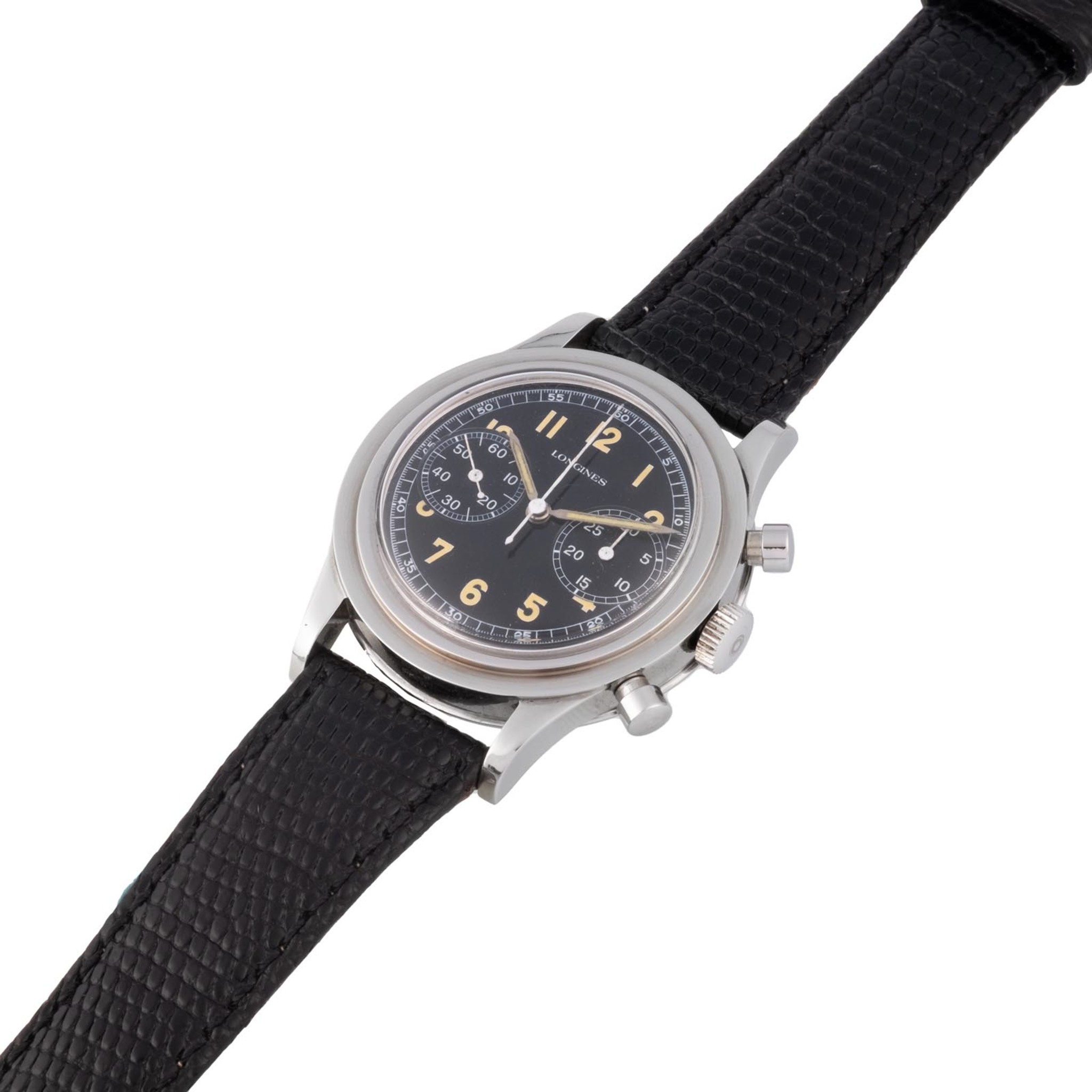 LONGINES ANTI-MAGNETIC FLY-BACK CHRONOGRAPH, MINUTE RECORDER, CALIBRE ...