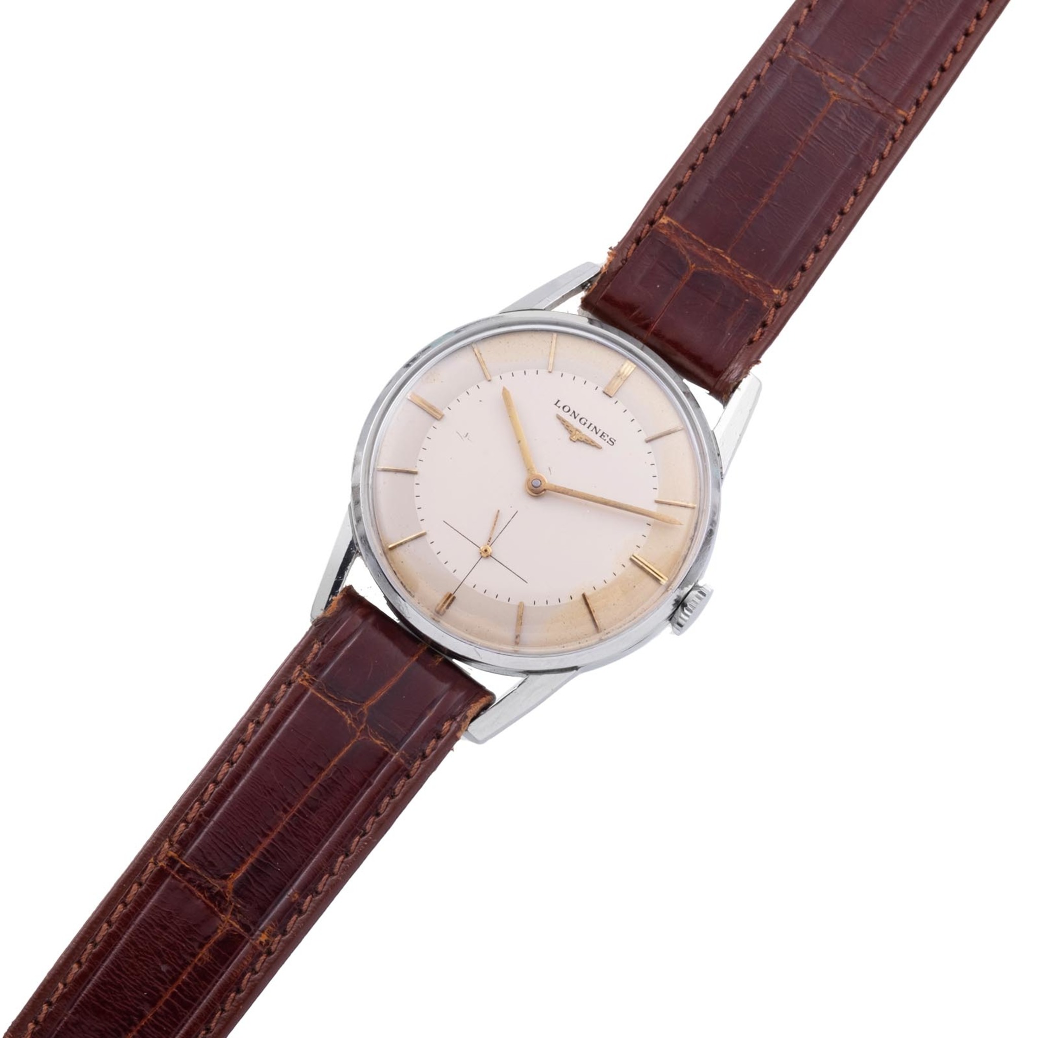 LONGINES, REF. 6958, "ITALIAN OLYMPIC", STEEL | Only Online Auction ...