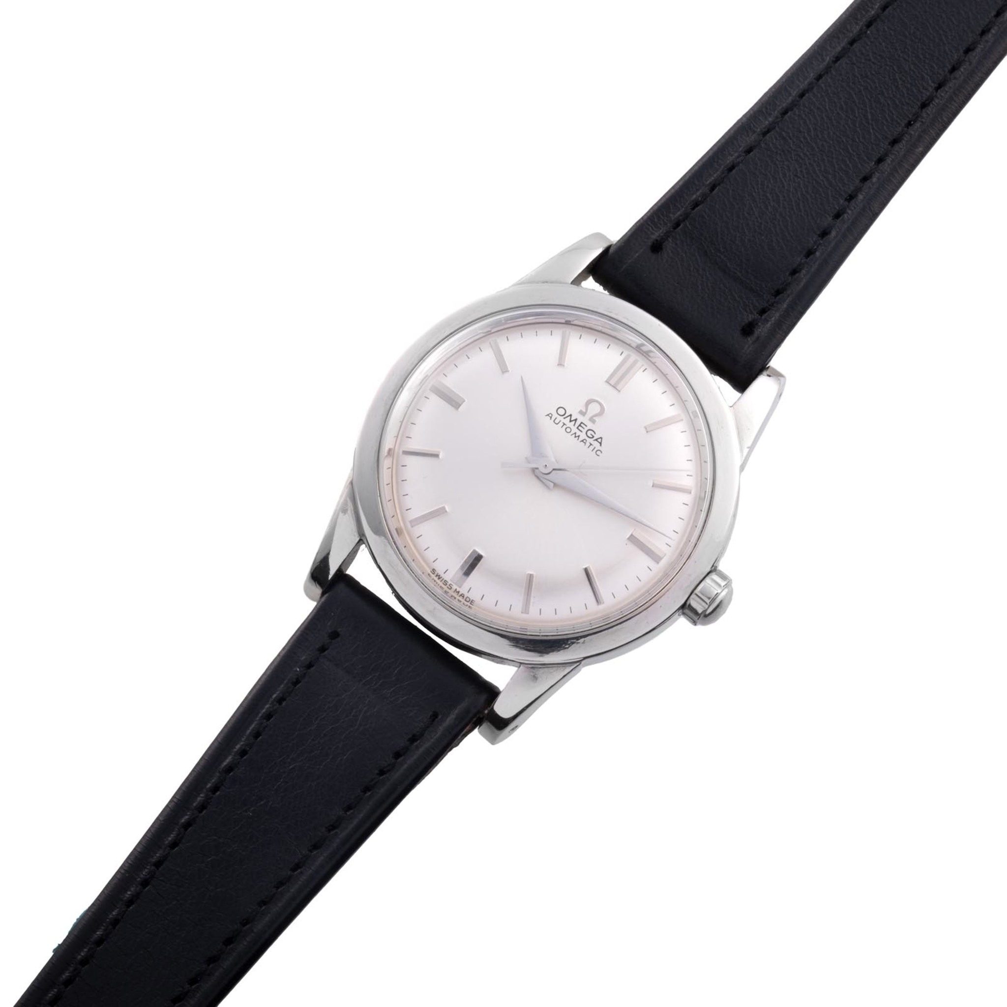 Omega Ref. 2577-6, self-winding, centre-seconds, silver “sunburst” dial ...