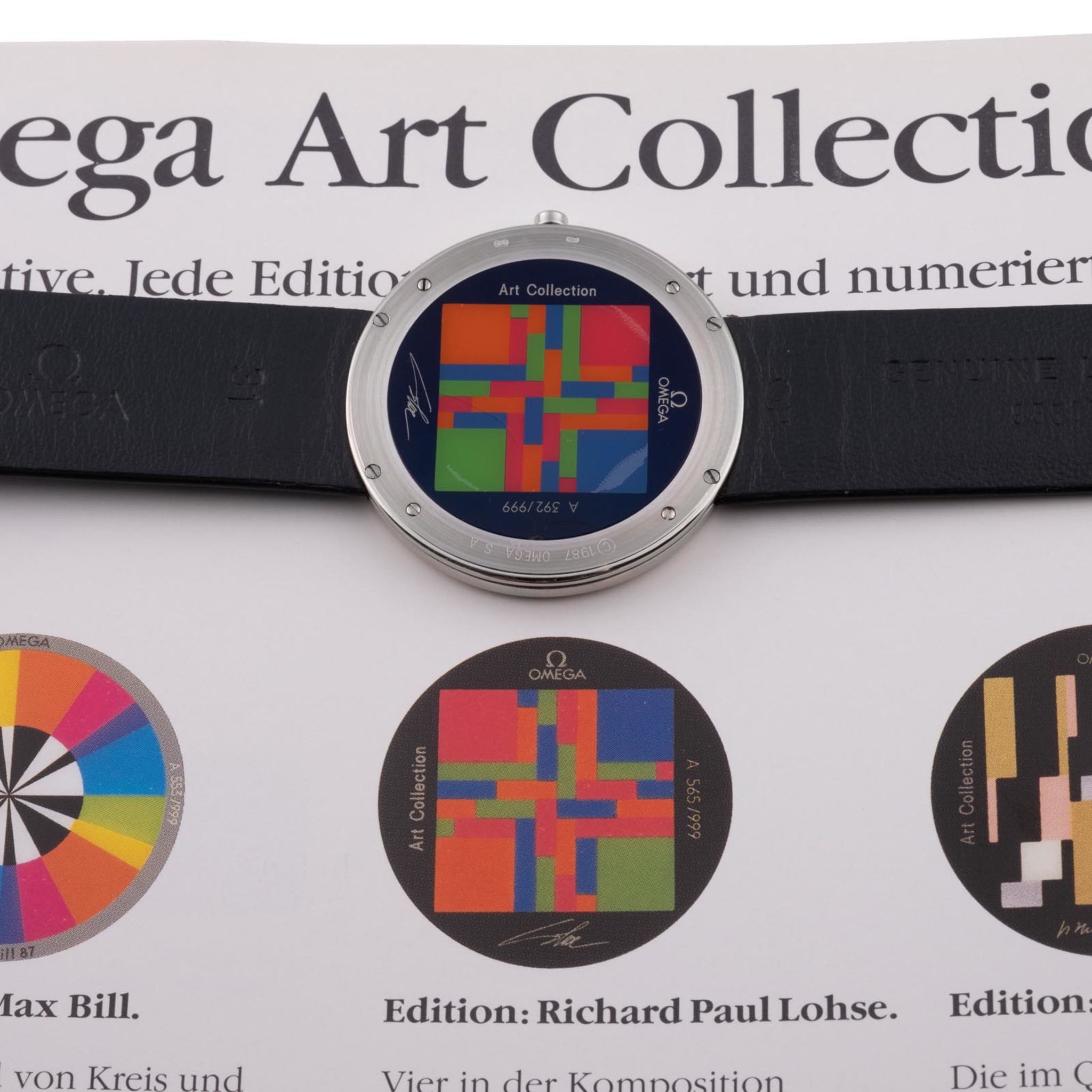 OMEGA ''ART COLLECTION'' DESIGNED BY MAX BILL 18K WHITE GOLD | Only Online Auction | Geneva ...