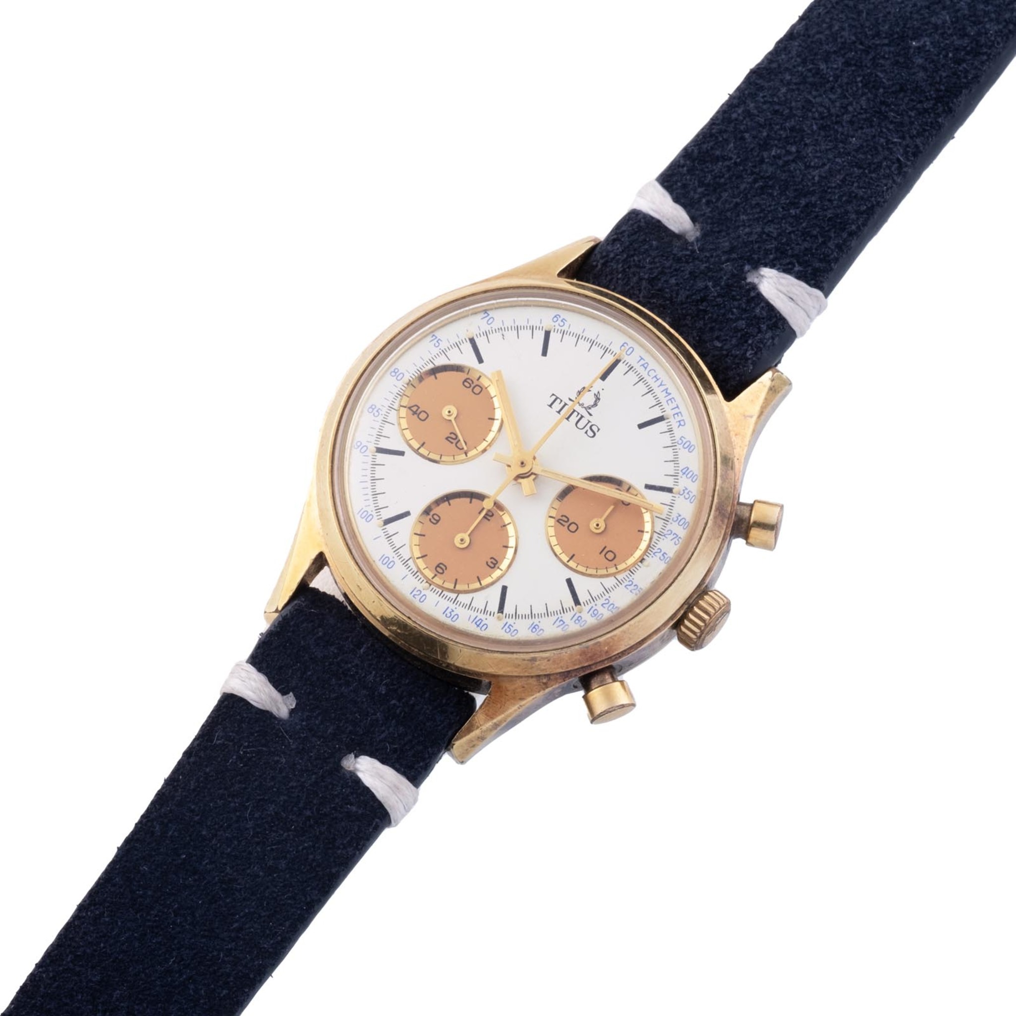 Solvil & Titus Chronograph, minute and hour counters, calibre Valjoux ...