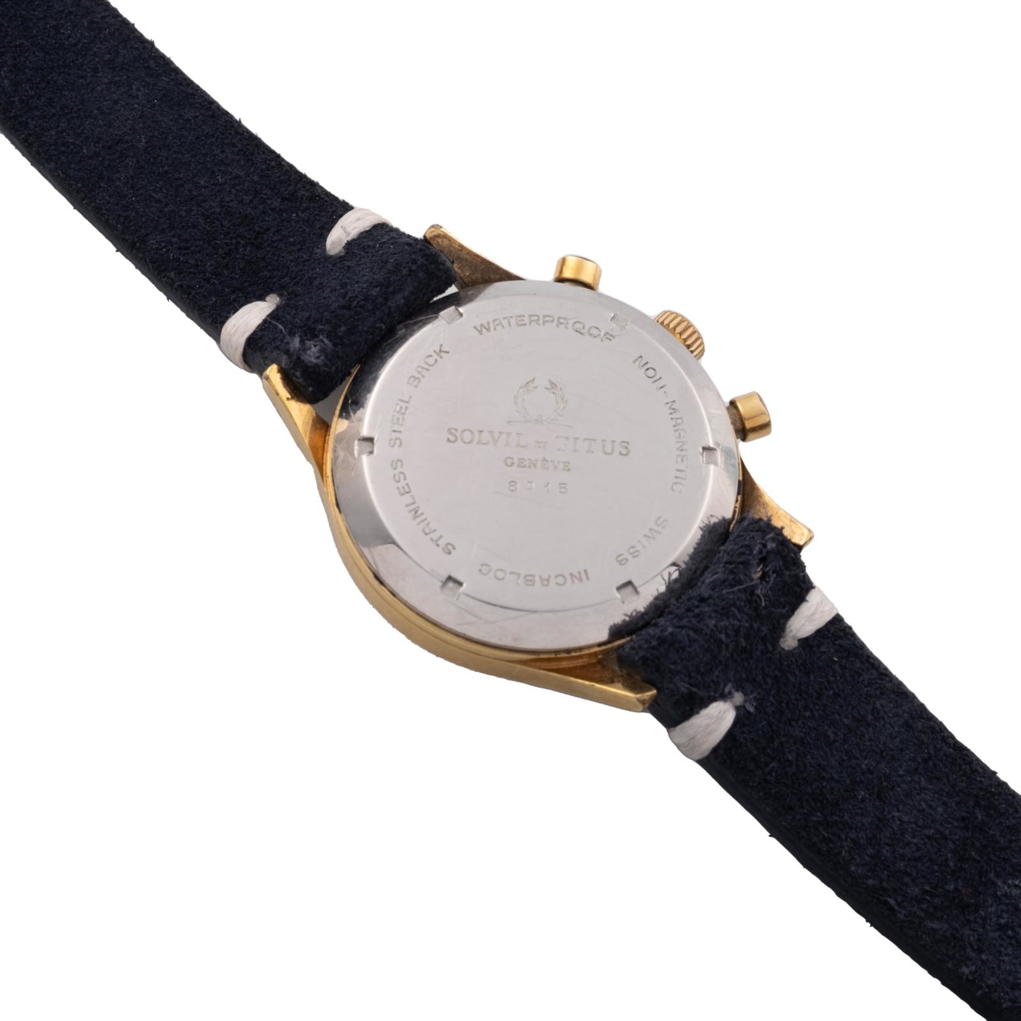 Solvil & Titus Chronograph, minute and hour counters, calibre Valjoux ...