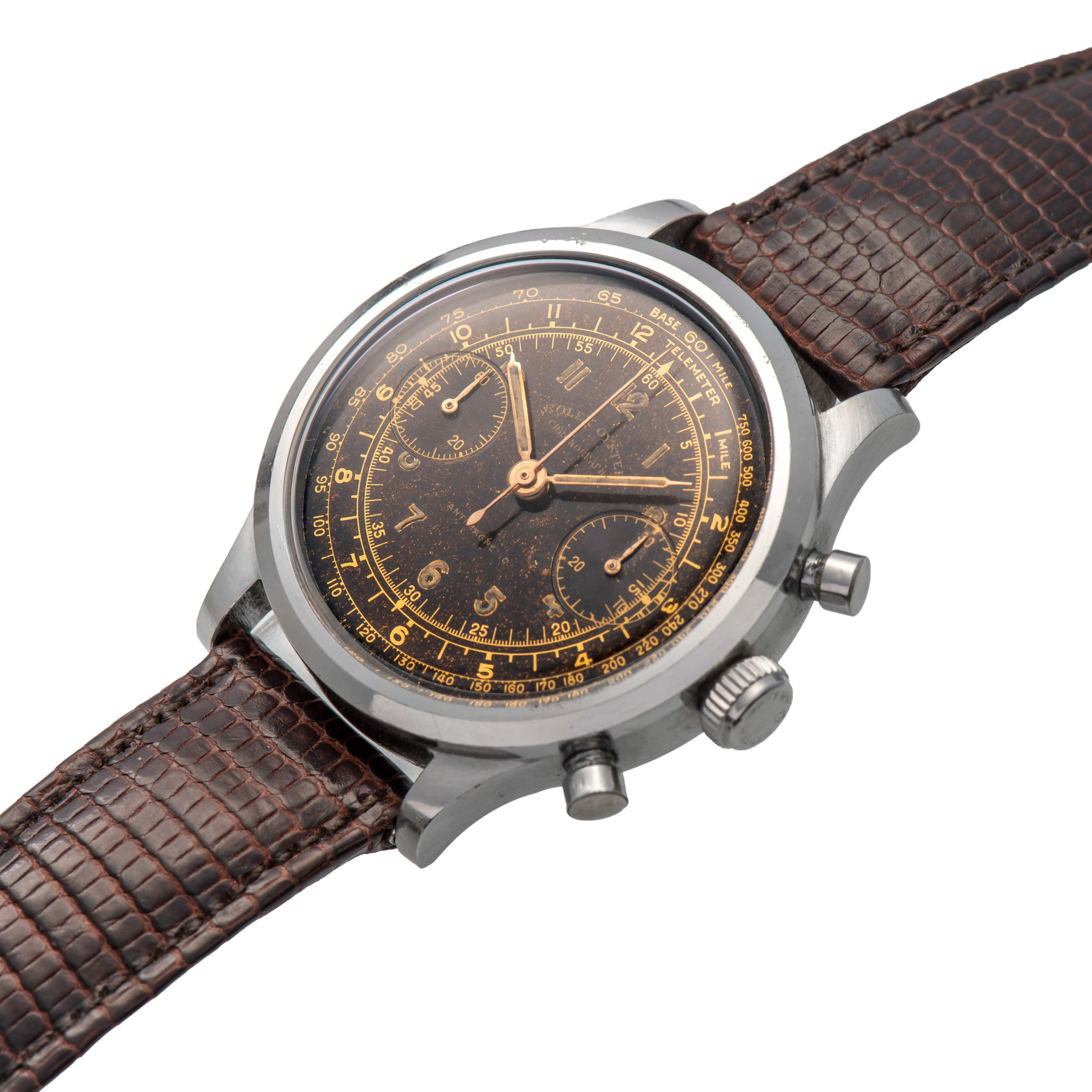 ROLEX, REF. 3525, BLACK DIAL, POW WATCH, DELIVERED TO USAAF 1st ...