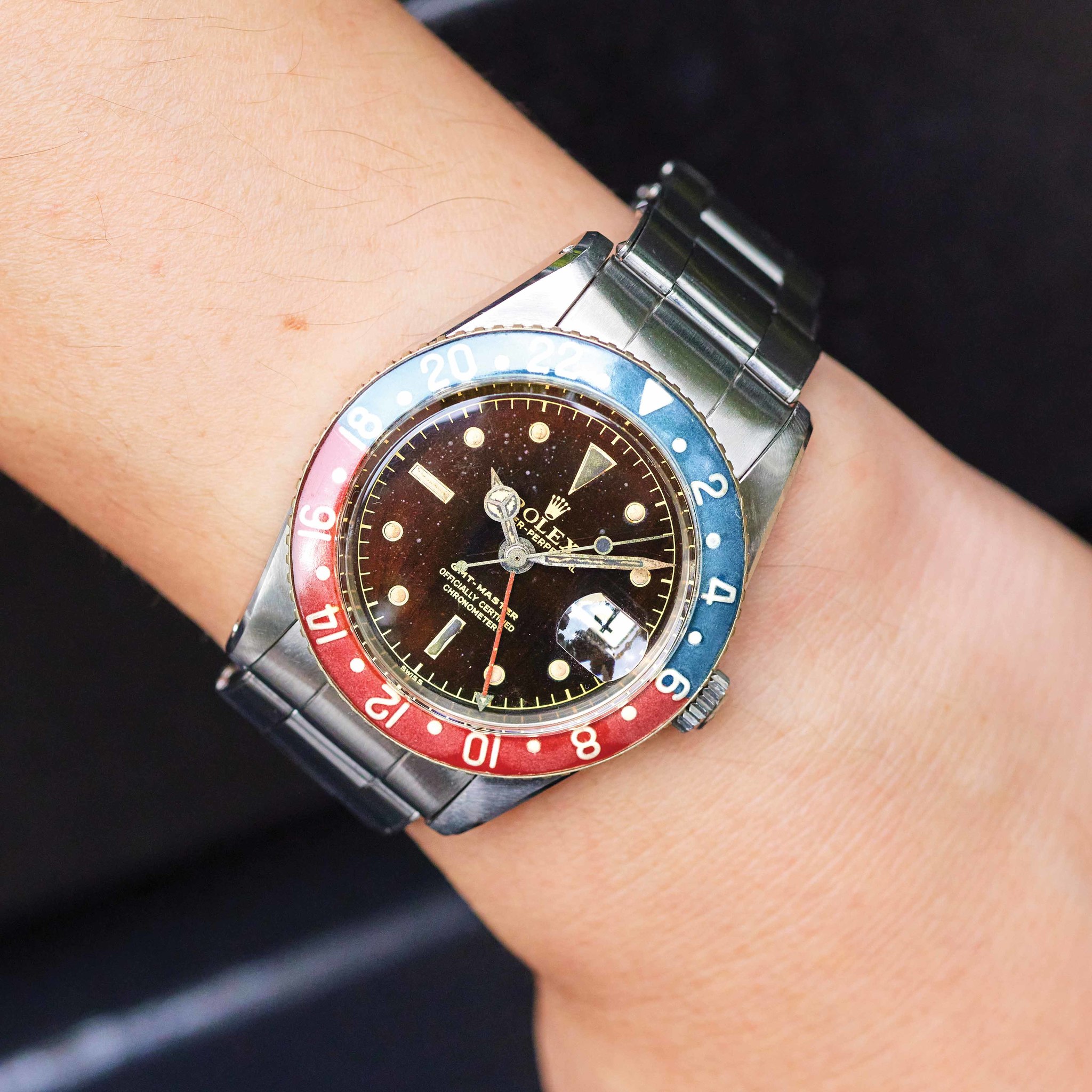 ROLEX, REF. 6542, GMT-MASTER, TROPICAL DIAL, STEEL | Important Modern ...