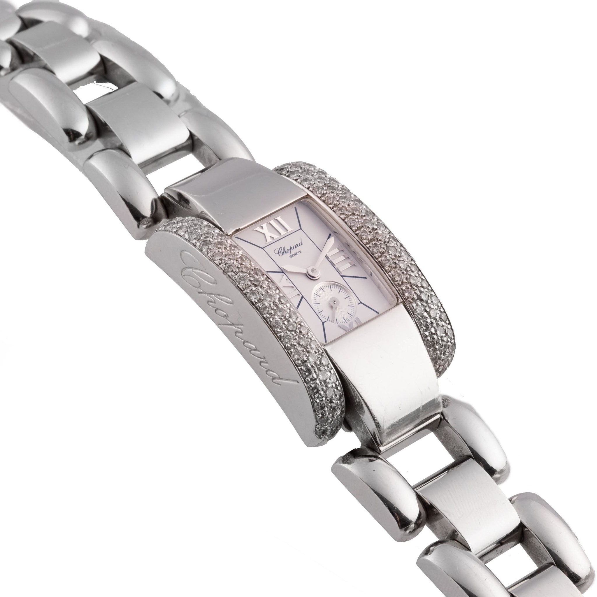 CHOPARD, SWITZERLAND, REF. 8357, LA STRADA, DIAMOND BEZEL, STAINLESS ...